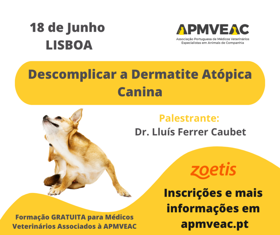 Descomplicar a Dermatite Atópica Canina | LISBOA - APMVEAC